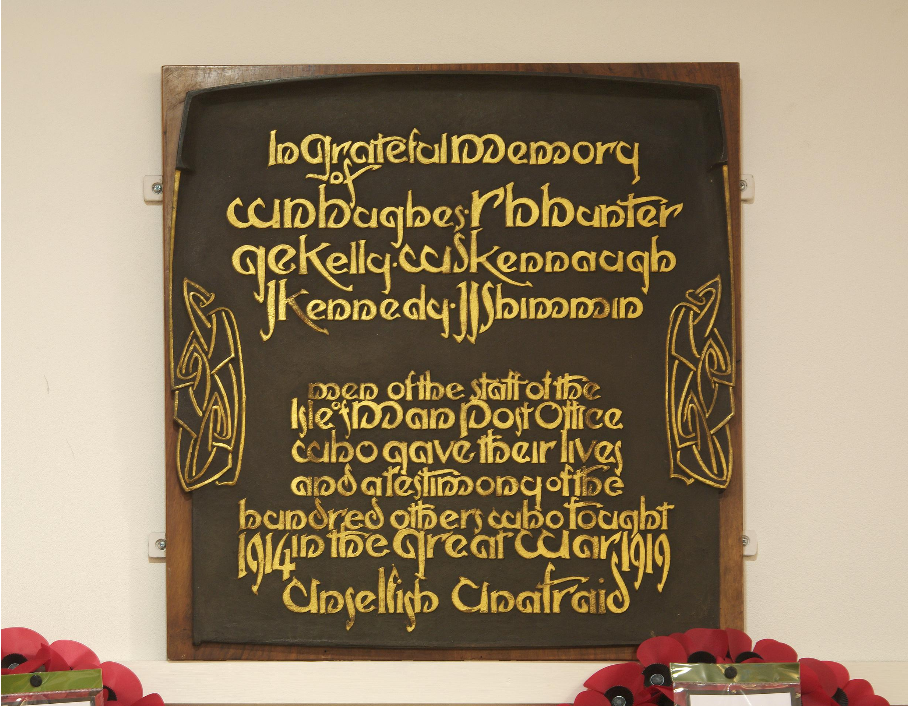 Post Office Headquarters WWI memorial – Archibald Knox