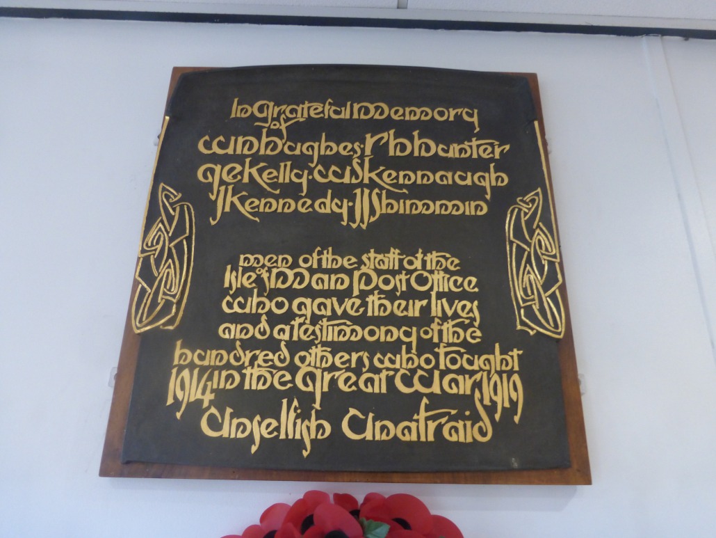 Post Office Headquarters WWI memorial – Archibald Knox